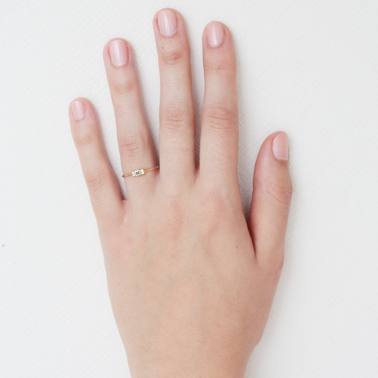 Vivian Ring, Blue Sapphire | Aili Jewelry